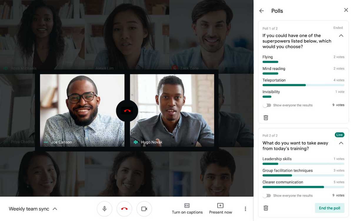 In-meeting 1-to-1 calls - Google Meet Community