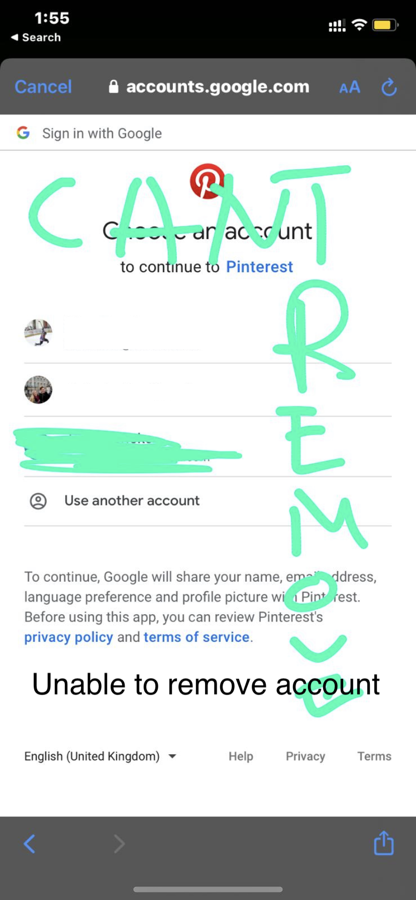 How Can I Remove My Google Accounts From The Login Page On My Friend s 