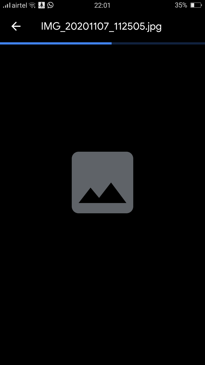 Im not able to open the files(images,videos and documents). - Google ...