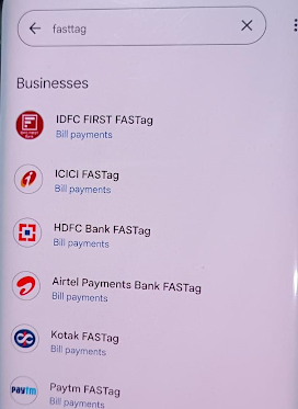 Top up your FASTag account with Google Pay - Google Pay Help