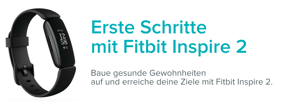 Erste Schritte mit Fitbit Inspire 2 - Fitbit-Hilfe