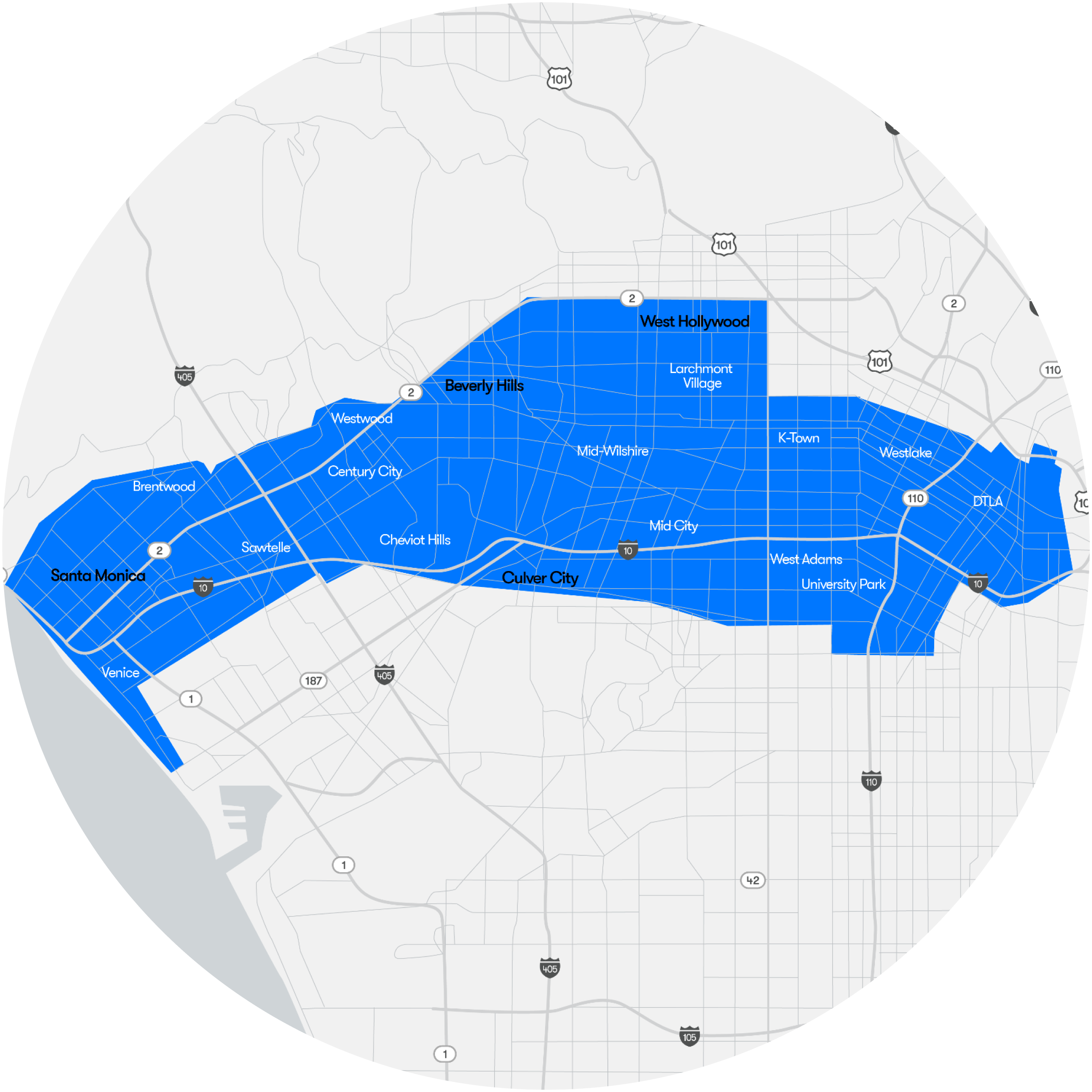 Service areas - Waymo One Help