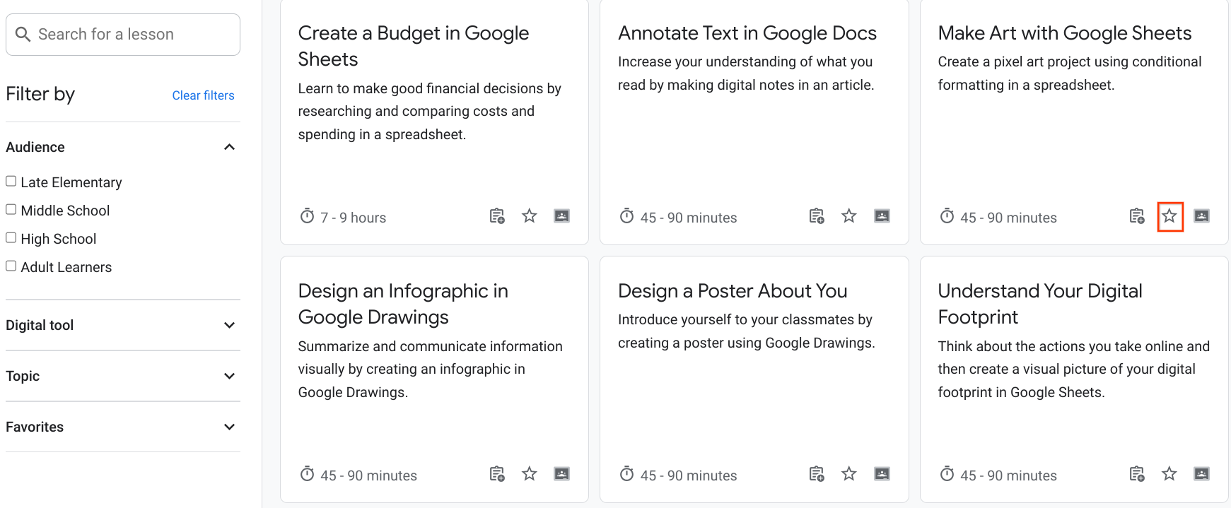 About the curriculum - Google for Education Help