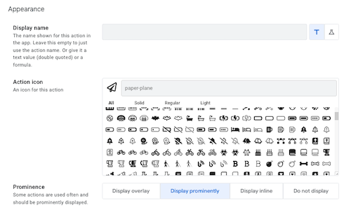 Actions: The Essentials - AppSheet Help