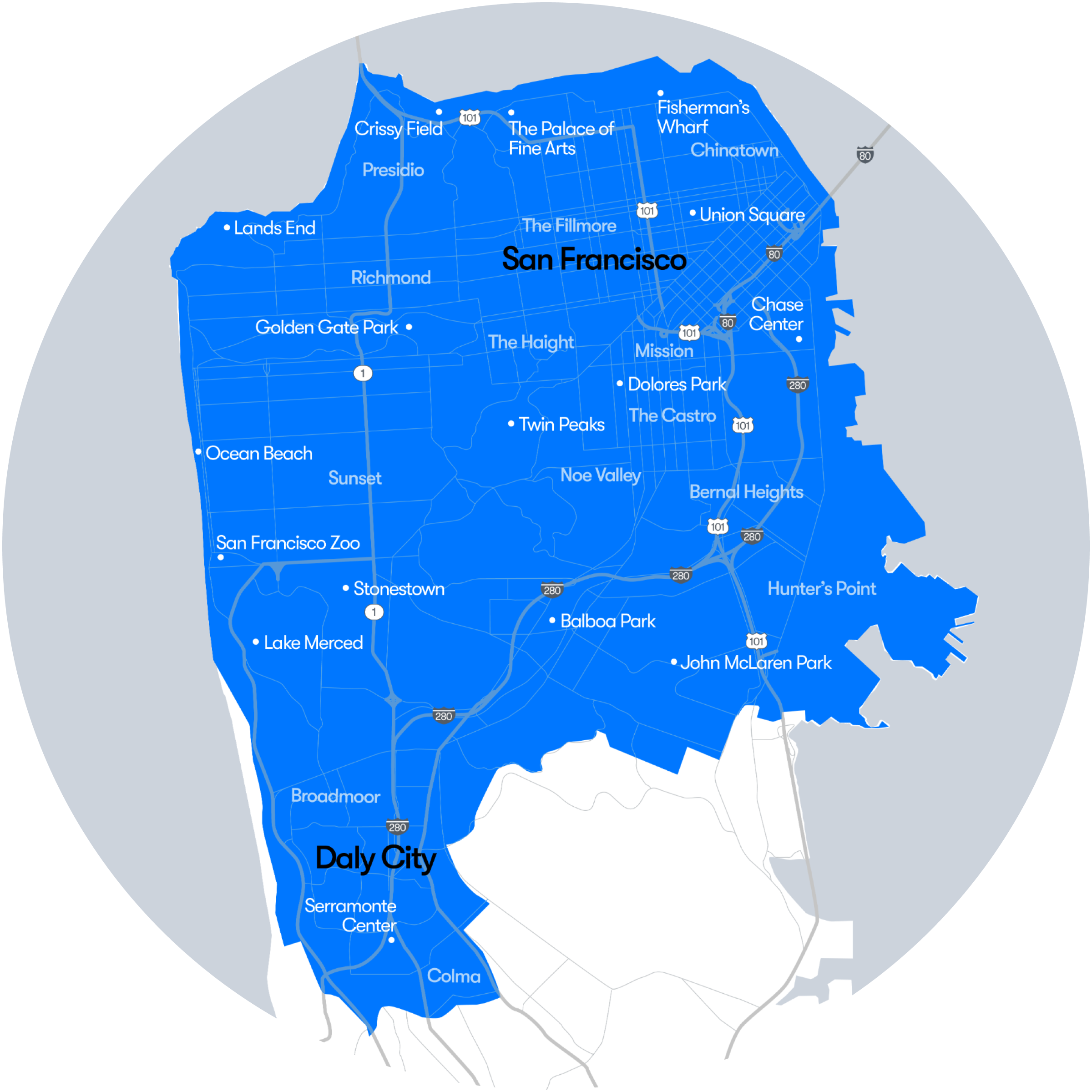 We've expanded the SF service area. Now travel with Waymo to Daly City ...