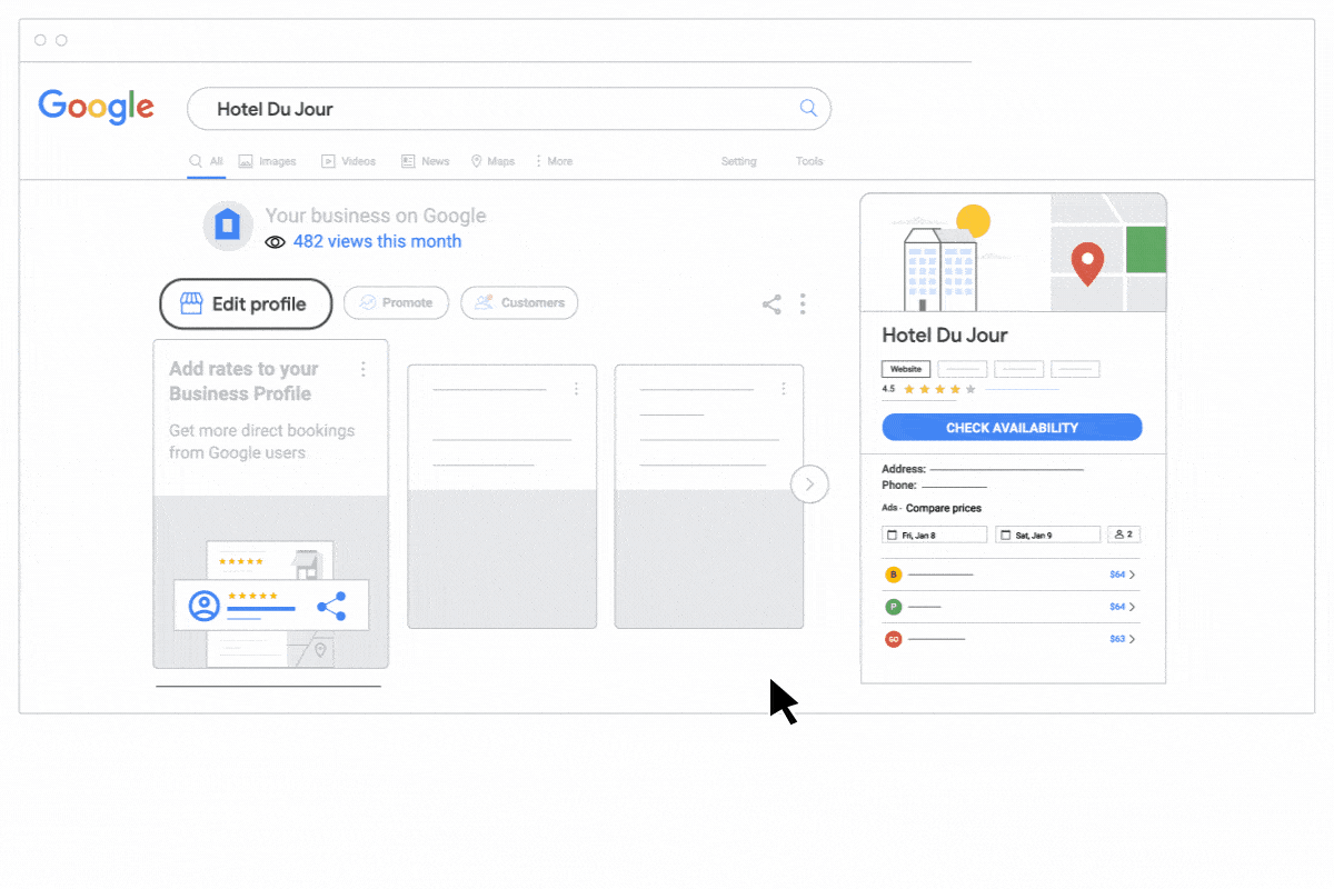 Add and manage room rates and availability using Business Profile ...