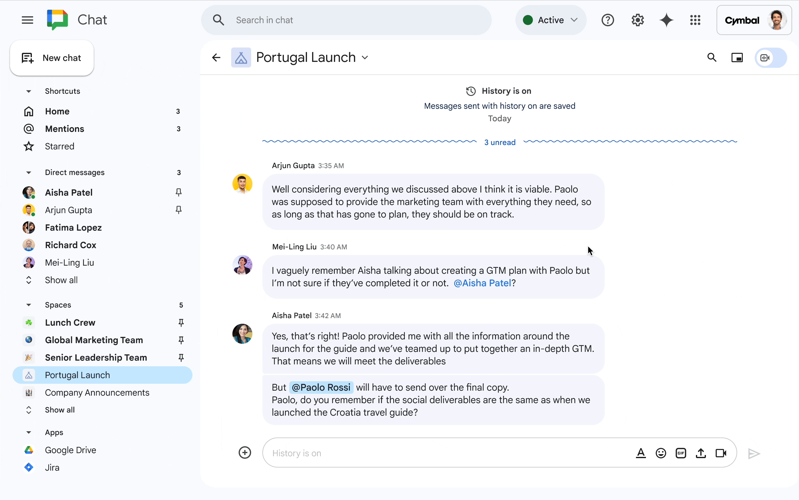 Colaborar Con Gemini En Google Chat Ordenador Ayuda De Google Chat