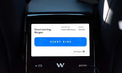 Your first trip - Waymo Help