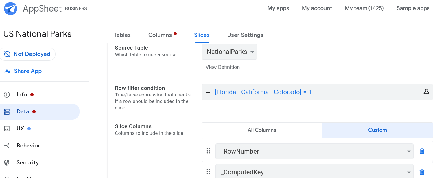 Manage identical apps - AppSheet Help