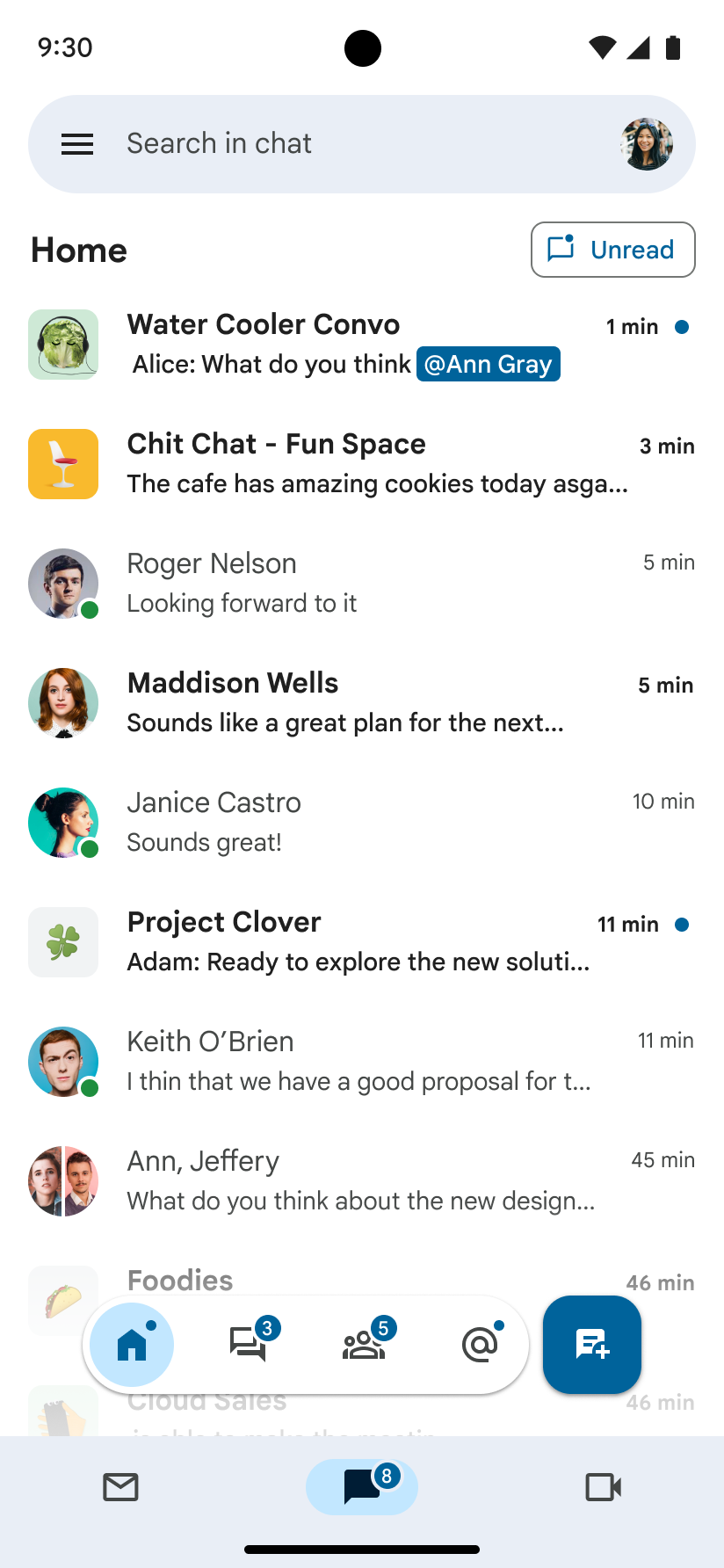 Learn how to use Google Chat - Android - Google Chat Help