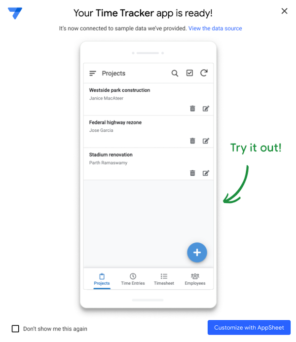 Explore the app editor - AppSheet Help