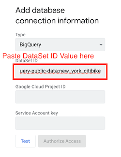 Use data from Google BigQuery with the BigQuery data source - AppSheet Help