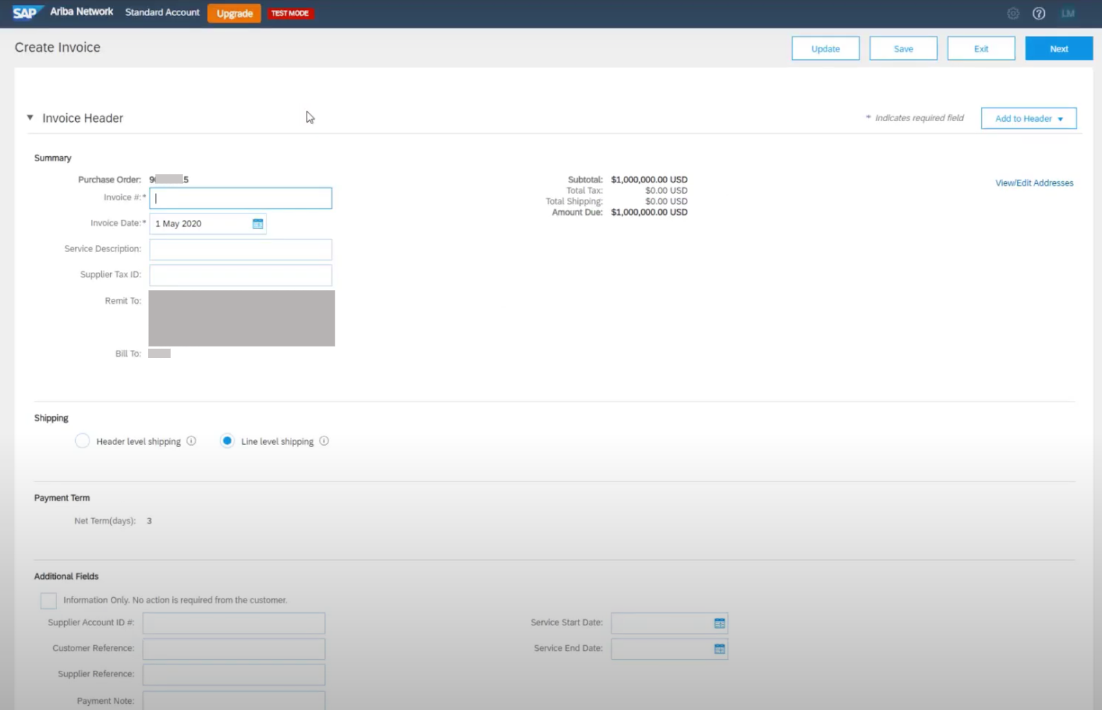 Ariba | Transacting with a Standard Account - Alphabet/Google Suppliers ...