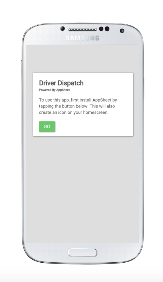 Deploy from an install link - AppSheet Help