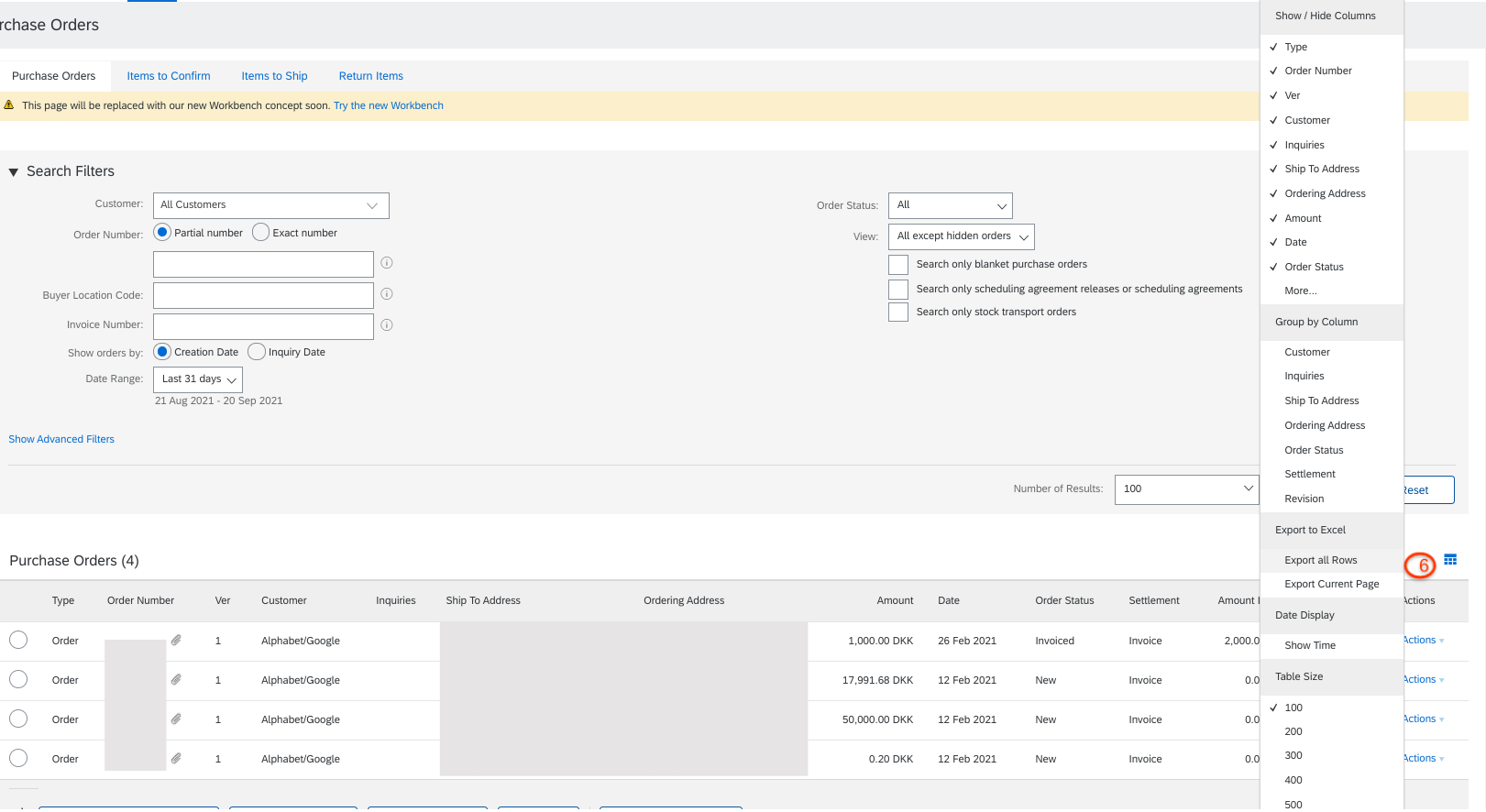 Purchase Order management - Alphabet/Google Suppliers Help