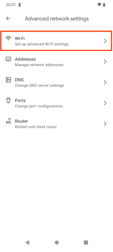 Configure advanced Wi-Fi settings with the Google Fiber app - Google ...
