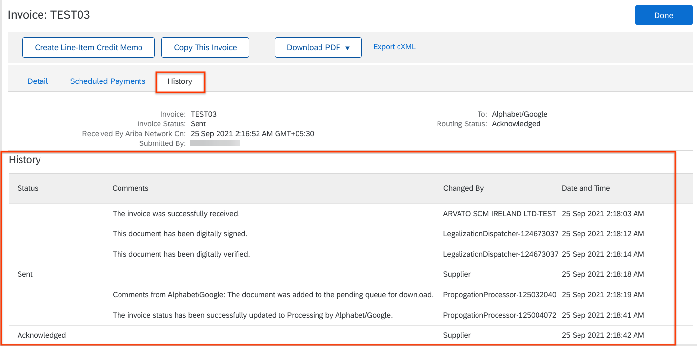Ariba | Transacting with a Standard Account - Alphabet/Google Suppliers ...