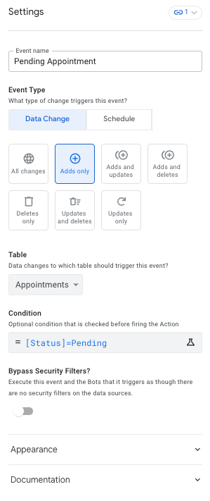 Events: The Essentials - AppSheet Help