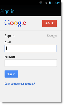 Single Sign-On with Android - Google Apps Help