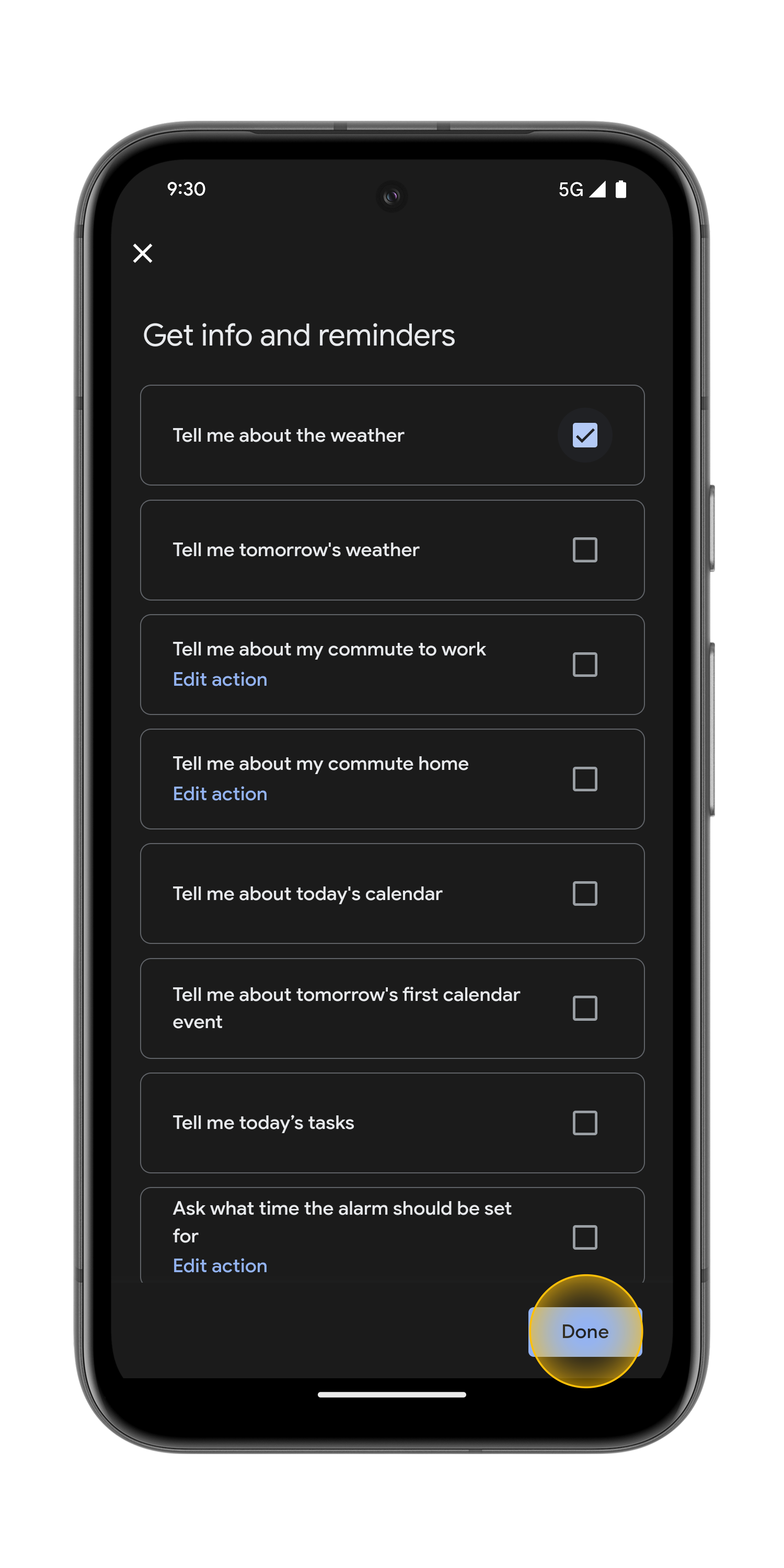 Set up a routine on your Pixel phone - Pixel Phone Help