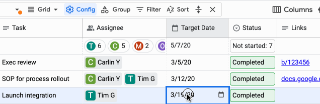 Summary rows - Tables Help Center