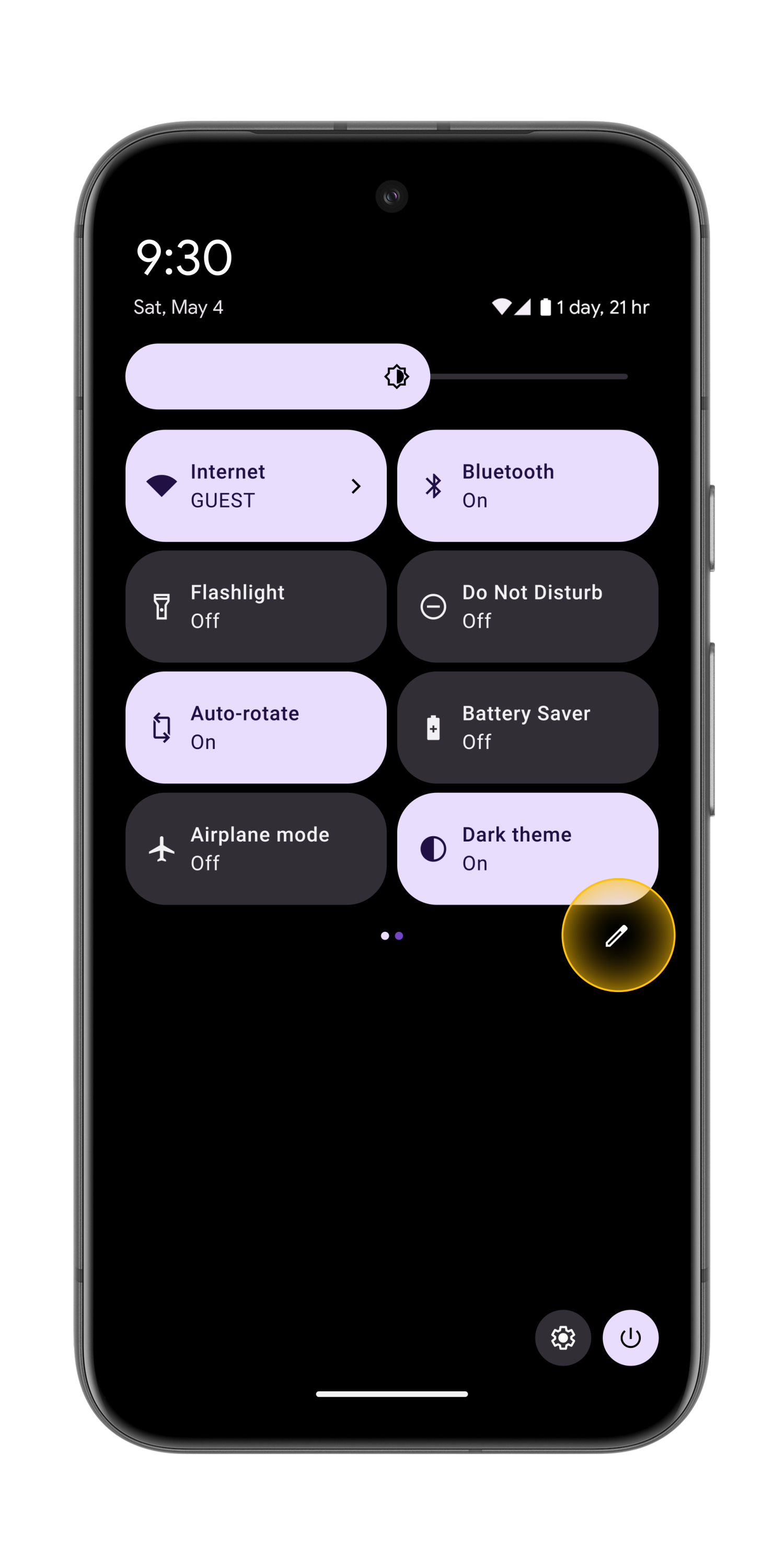 Change settings quickly - Pixel Phone Help