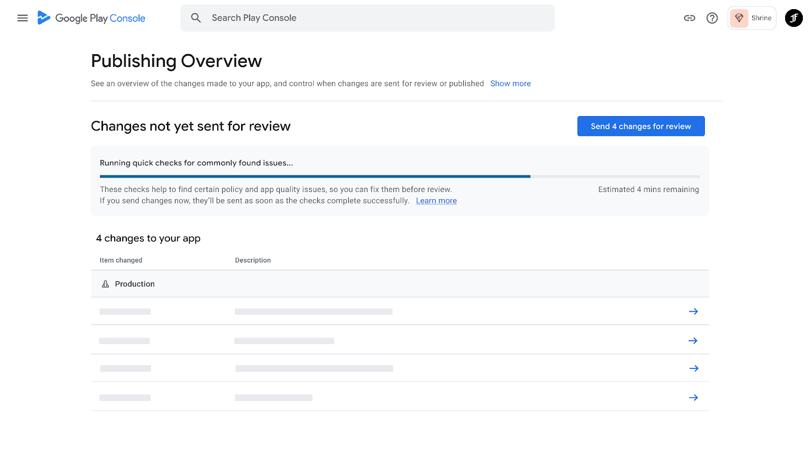 Detect app issues early with pre-review checks - Play Console Help