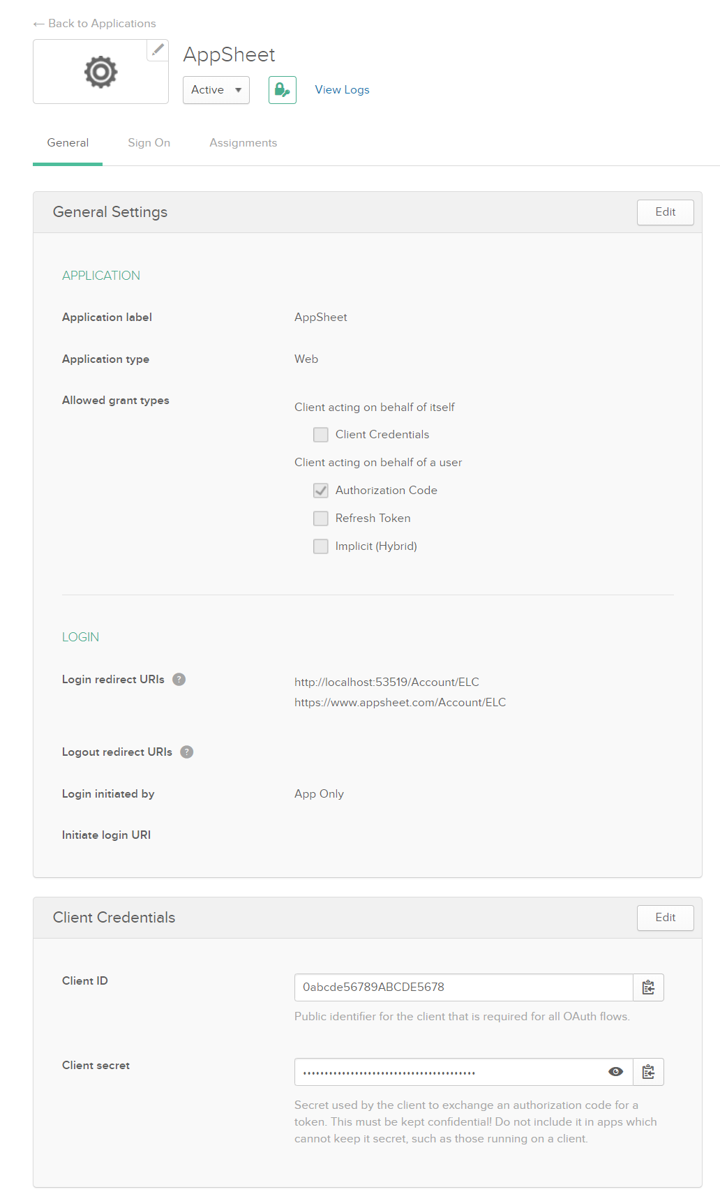 Control User Access Using Okta AppSheet Help
