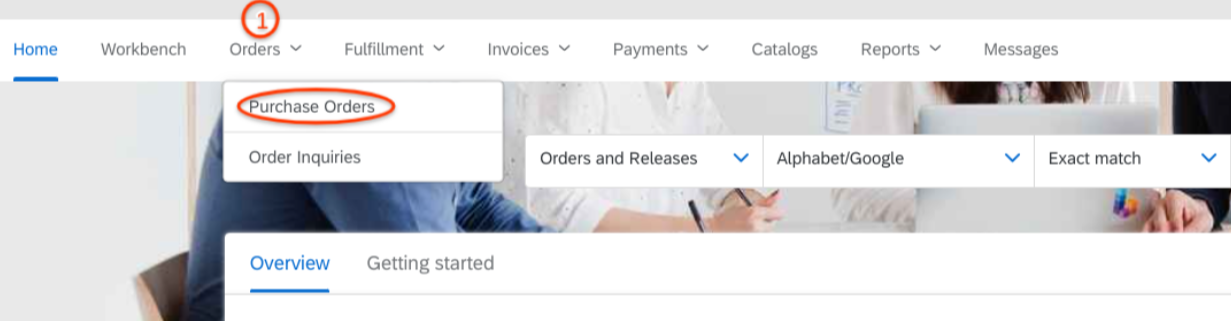 Purchase Order management - Alphabet/Google Suppliers Help