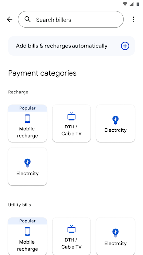 Pay bills using Google Pay - Google Pay Help