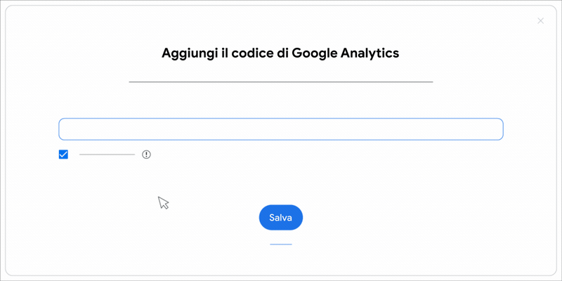 Wix: configurare il tag Google - Guida di Analytics