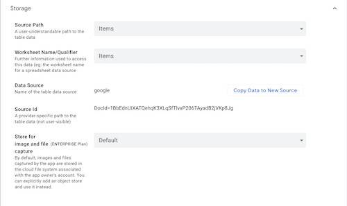 Configure Localization And Data Source Information AppSheet Help