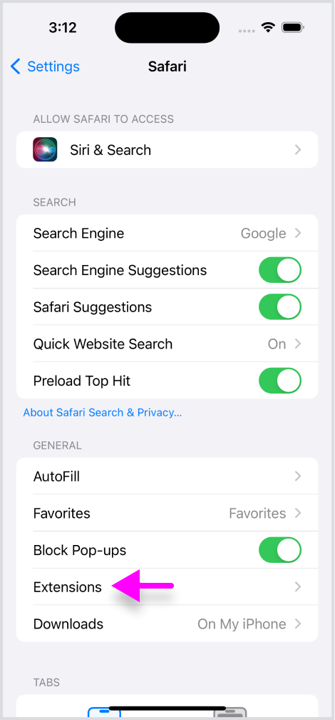 Browser extensions - Online Insights Study Help