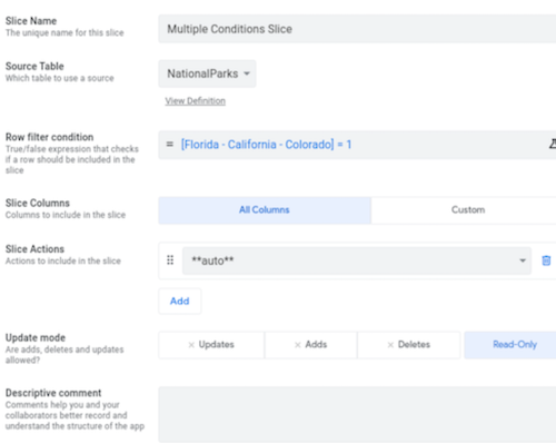 Slices: The Essentials - AppSheet Help