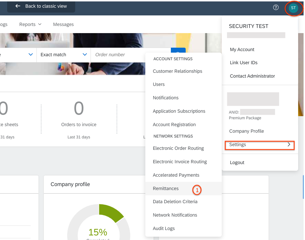 Configure remittance information - Alphabet/Google Suppliers Help