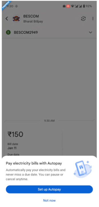 Pay bills using Google Pay - Google Pay Help