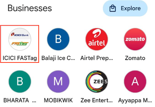 Top up your FASTag account with Google Pay - Google Pay Help