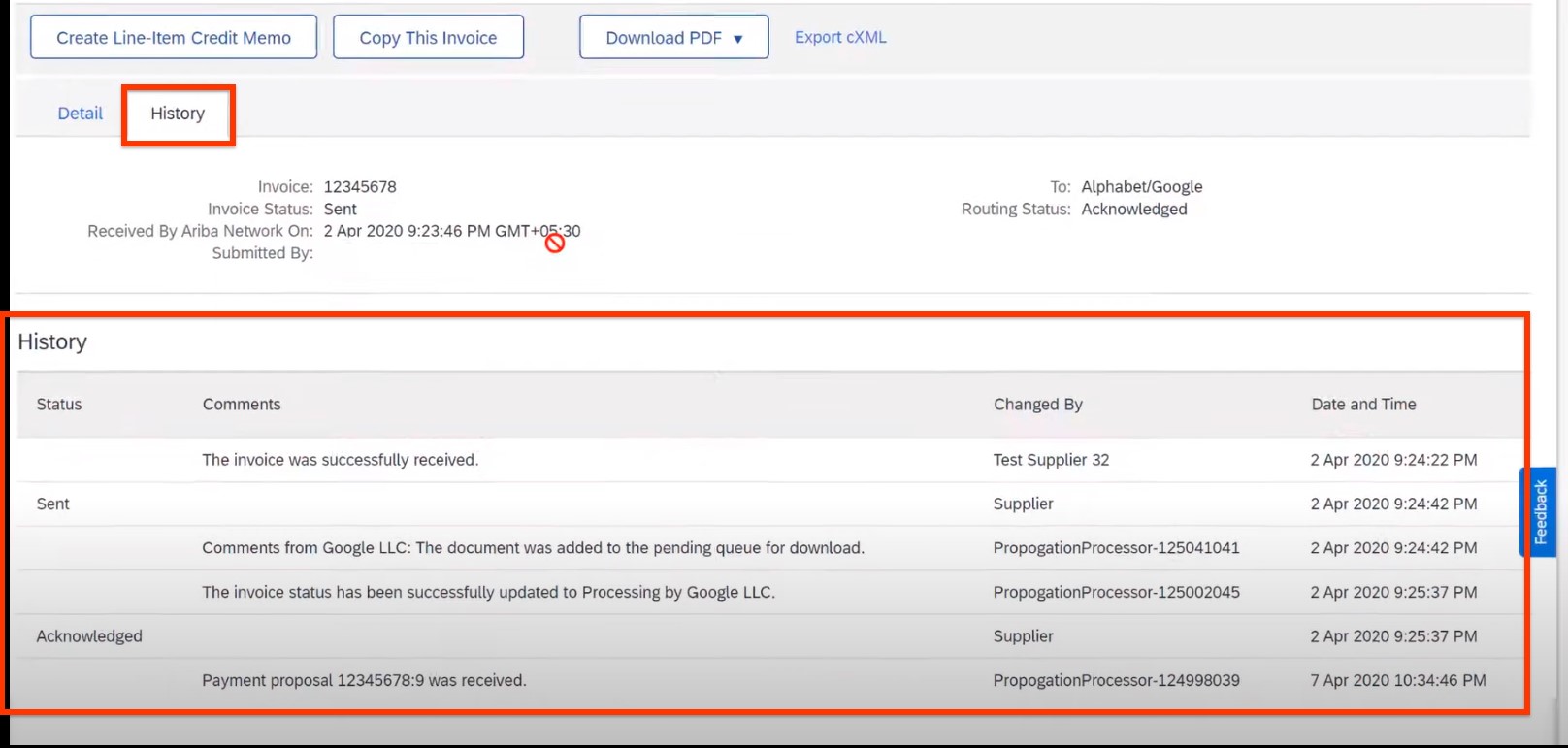Ariba | Transacting with a Standard Account - Alphabet/Google Suppliers ...