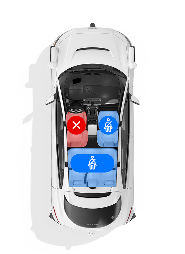 Seating & guests - Waymo One Help