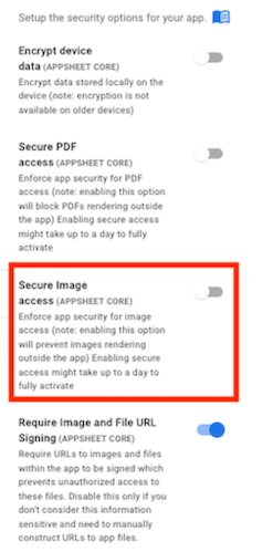Display images and documents - AppSheet Help