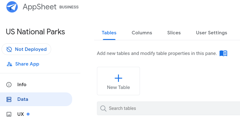 Tables: The Essentials - AppSheet Help