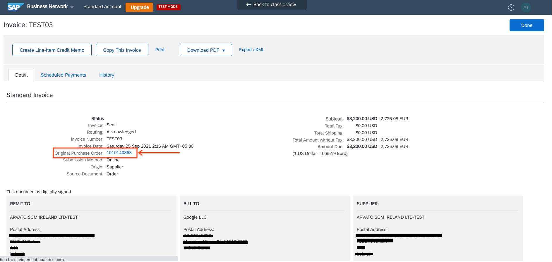 Ariba | Transacting with a Standard Account - Alphabet/Google Suppliers ...