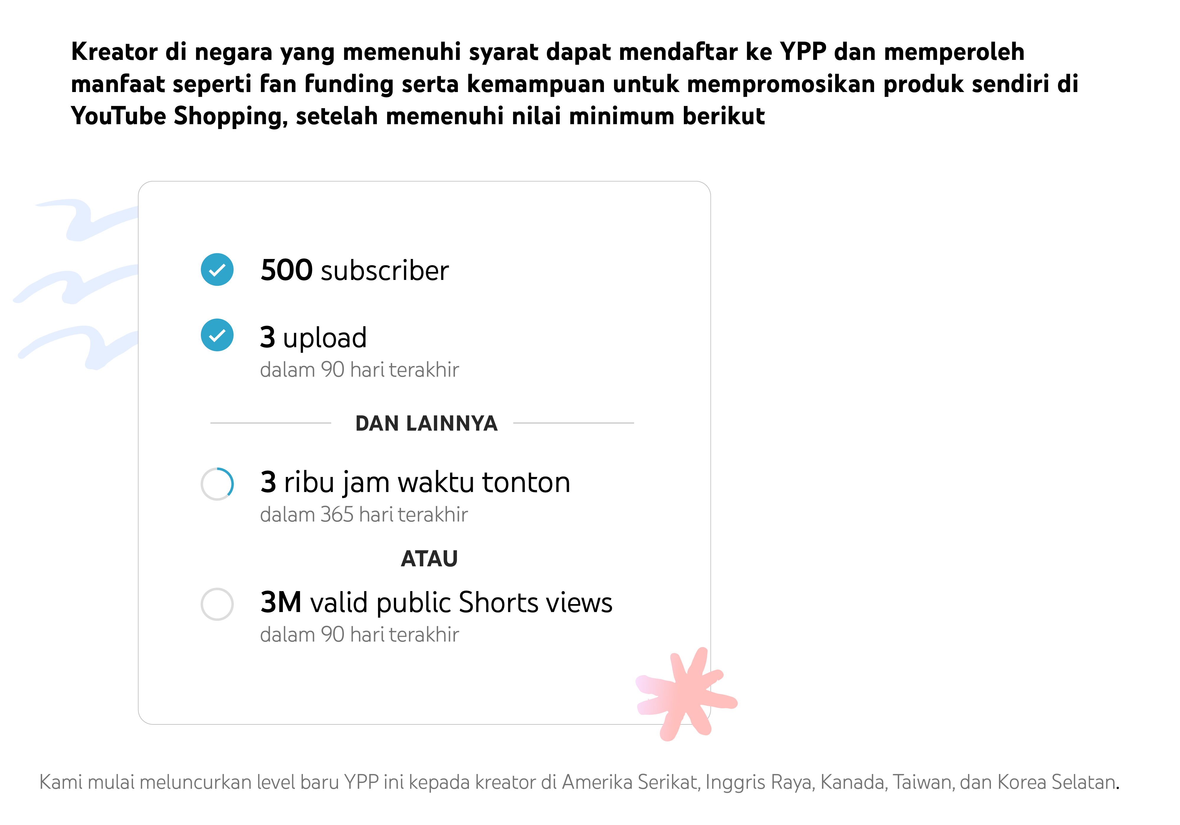Ringkasan Program Partner YouTube yang diperluas - Android - Bantuan YouTube