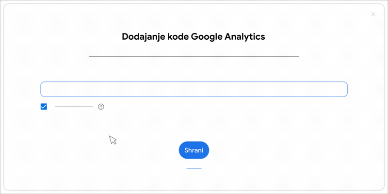 Nastavitev Googlove oznake s storitvijo Wix - Pomoč za Google Analytics