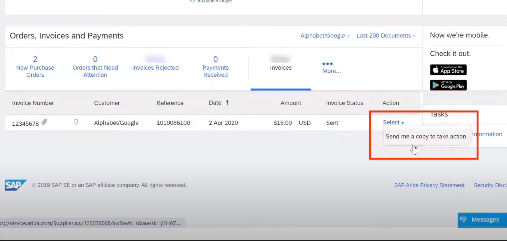 Ariba | Transacting with a Standard Account - Alphabet/Google Suppliers ...