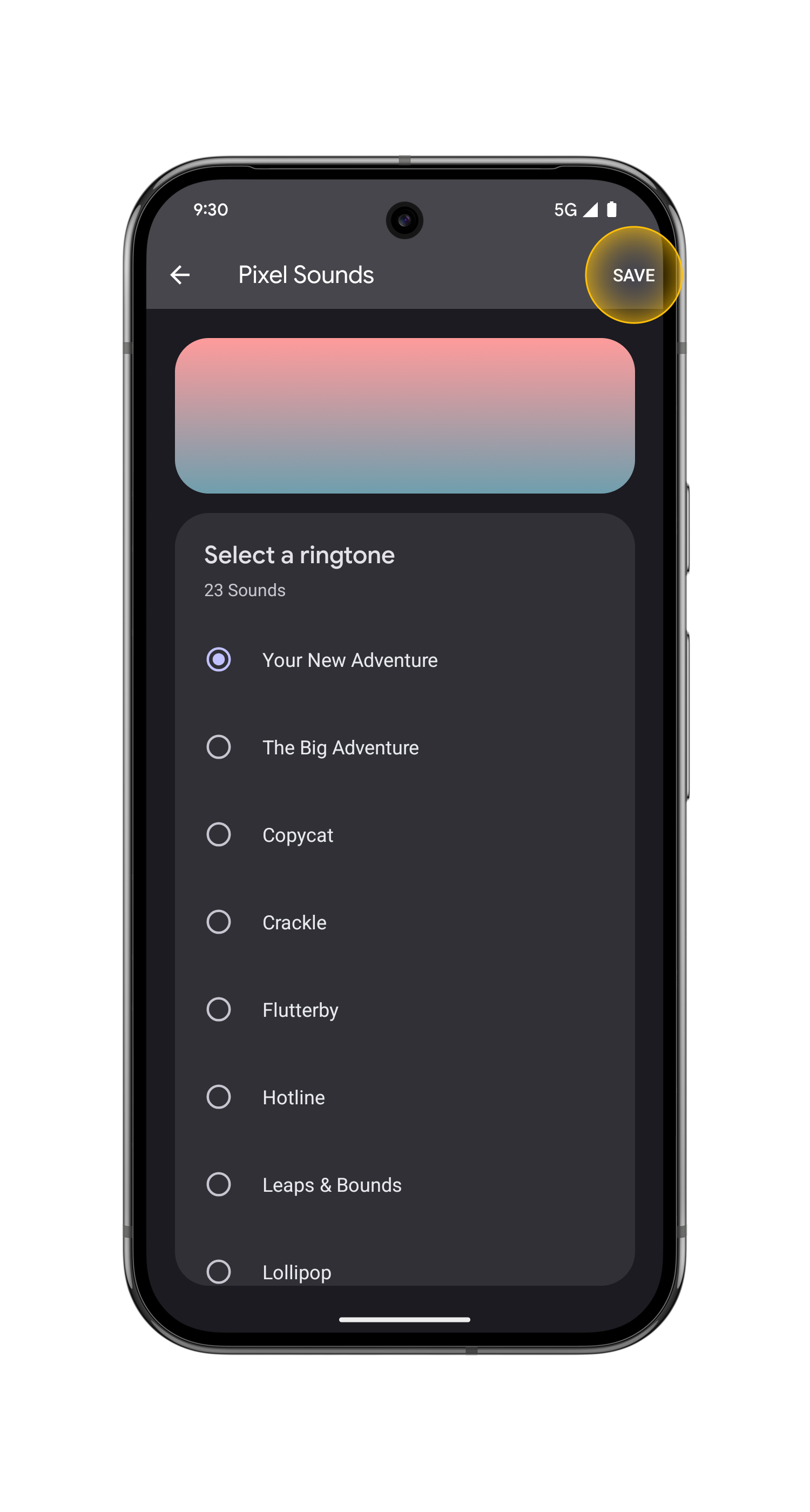 Change your volume & ringtone settings