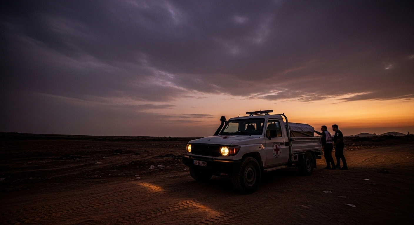 Hamas Transfers Remains of Two Hostages, Sahar Baruch and Amiram Cooper ...