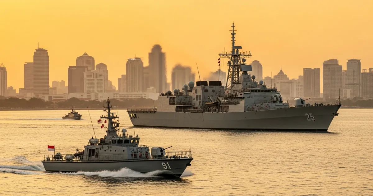 HMAS Toowoomba Strengthens Ties with Indonesian Navy During Jakarta ...