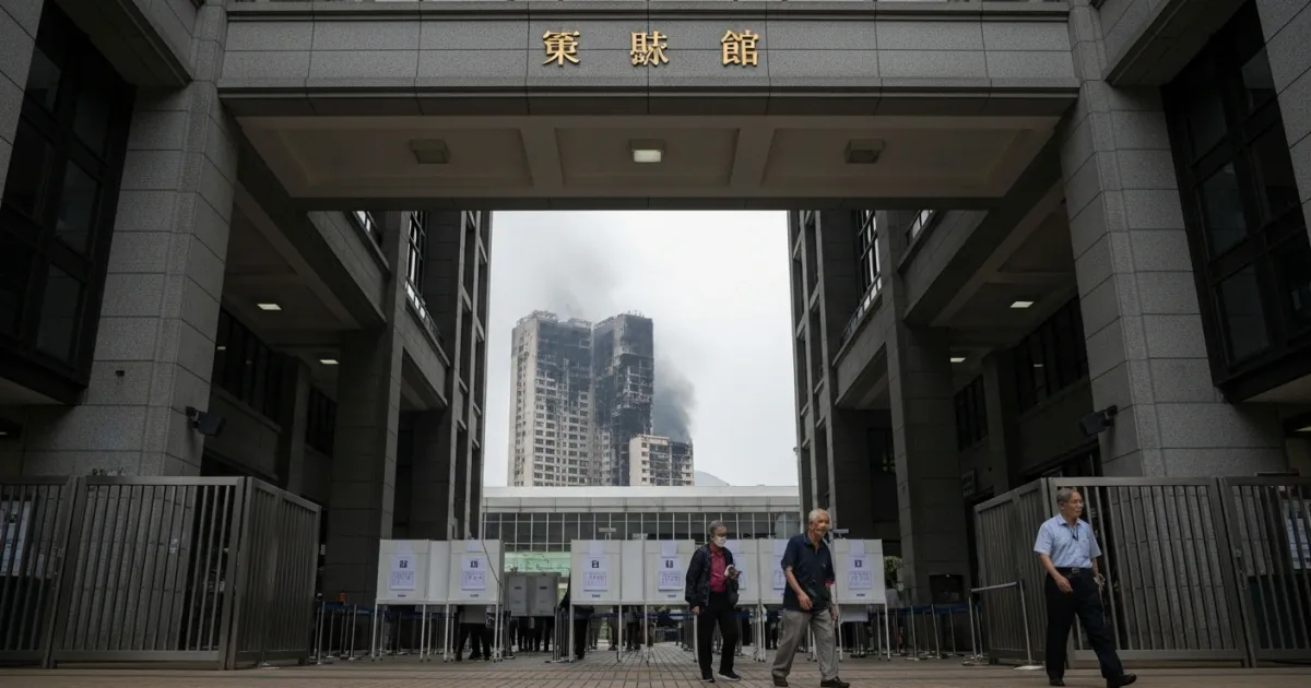 Hong Kong Holds Legislative Election Amidst Mourning and Electoral Overhaul