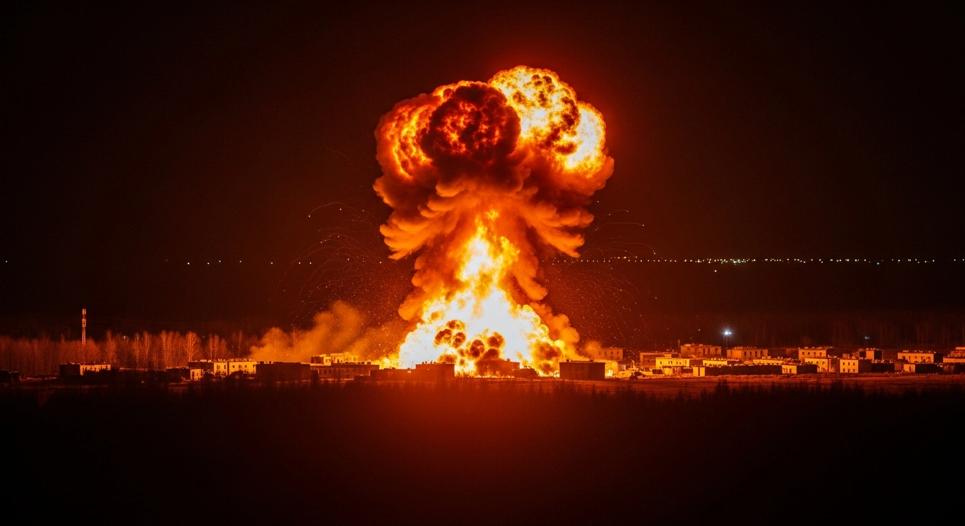 Ukraine's Security Service Drones Strike Russian Military Arsenal and ...